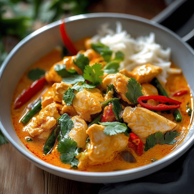 Thai Red Curry Chicken